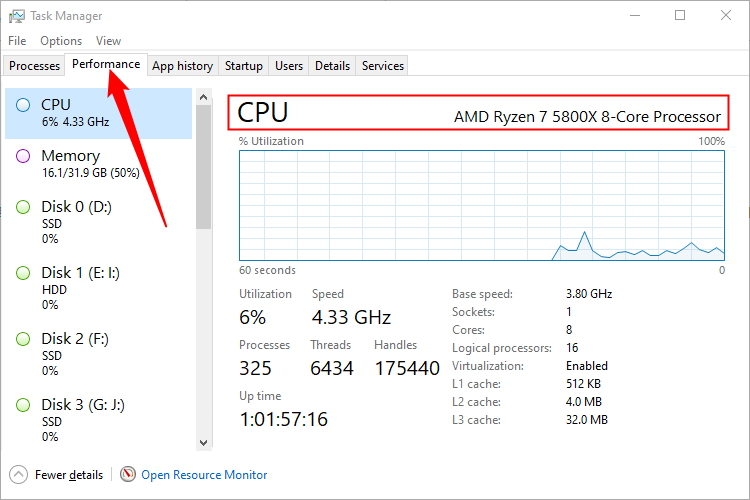 How to See What CPU Is In Your PC (and How Fast It Is)