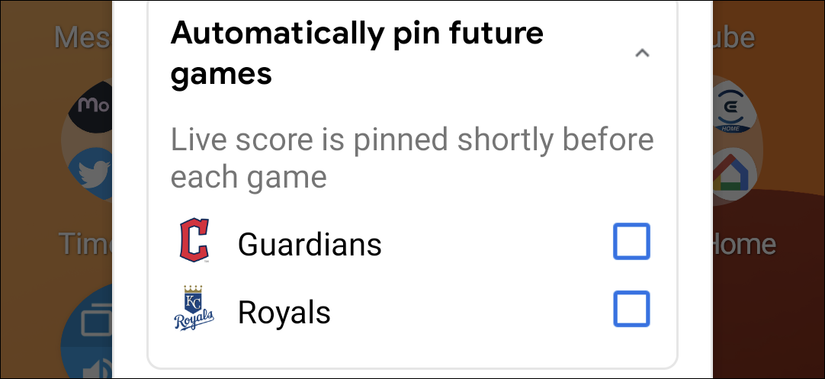 How to Pin Live Sports Scores to Your Android Home Screen