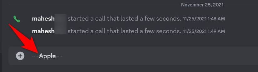 How to Type Strikethrough Text on Discord