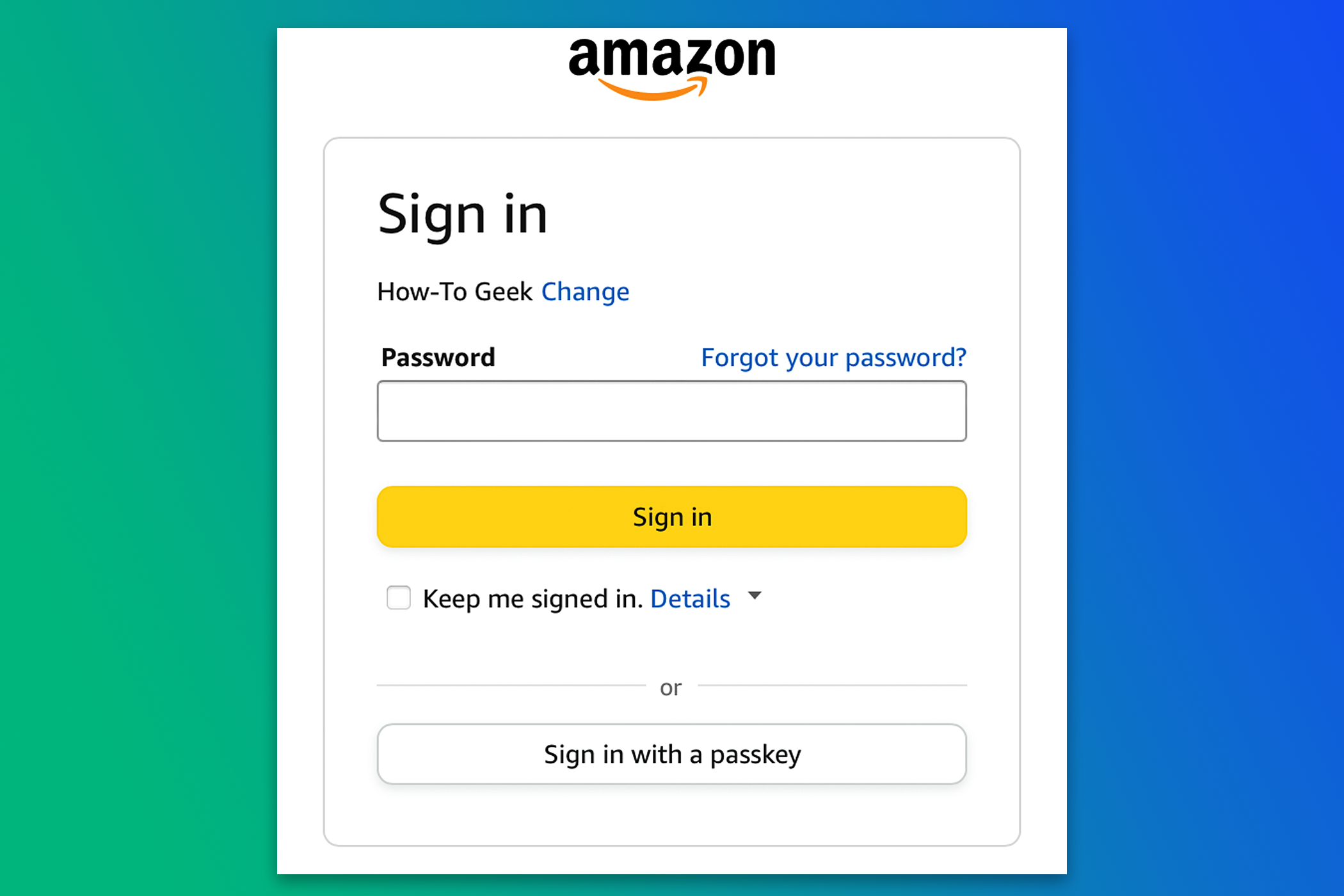 You Can Now Sign Into Amazon with Passkeys