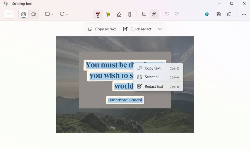 What Is the Snipping Tool’s Text Actions Feature? (And How to Use It)