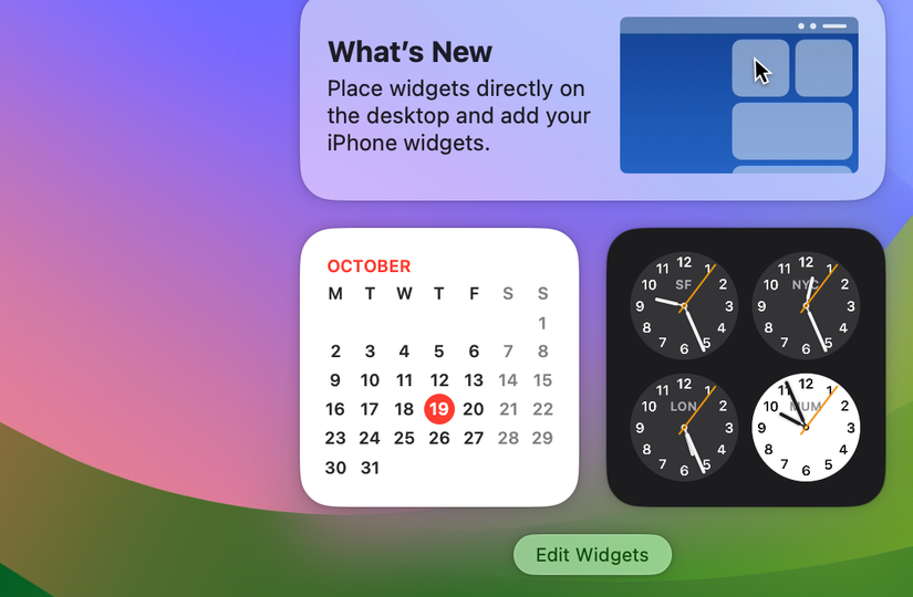 How to Put Widgets on Your Mac Desktop