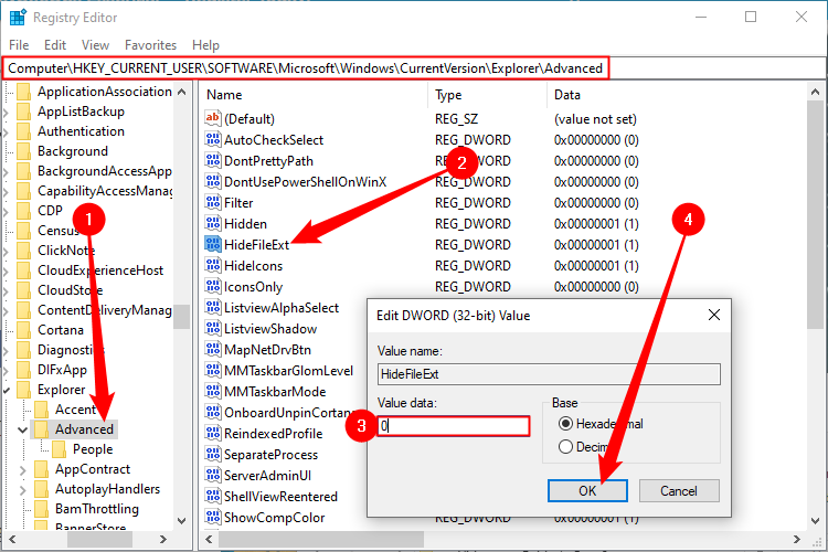 How to Make Windows Show File Extensions