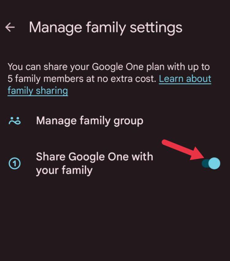 How to Share Google One Storage With Your Family