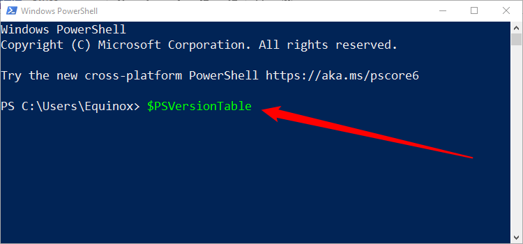 How to Check the PowerShell Version in Windows 10