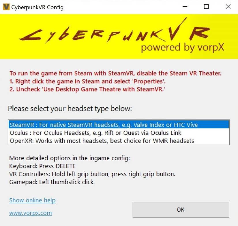 How to Play Cyberpunk 2077 Phantom Liberty in VR for Free
