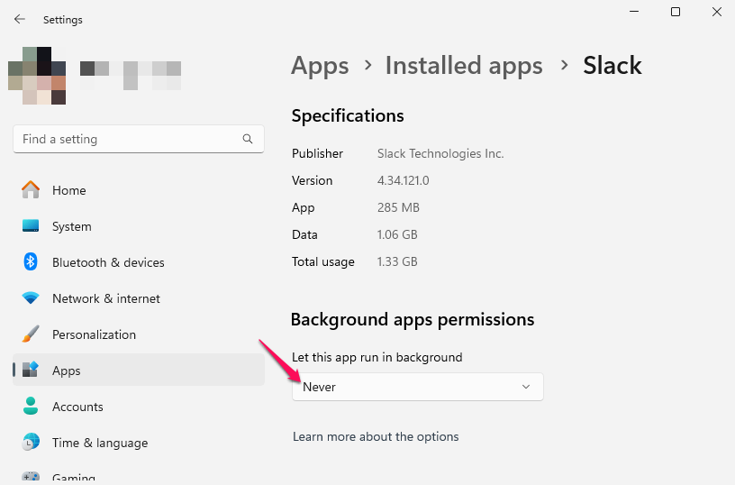 How to Disable Background Apps in Windows 11
