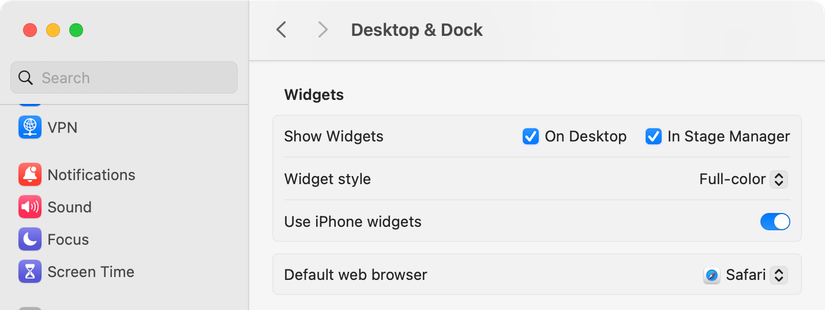 How to Put Widgets on Your Mac Desktop
