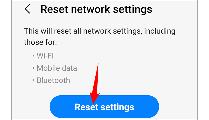 How to Reset Network Settings on Samsung