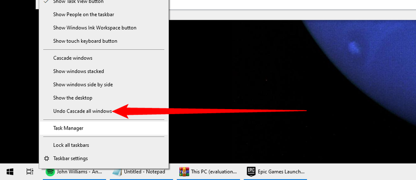 How to Cascade All Your Windows on Windows 10