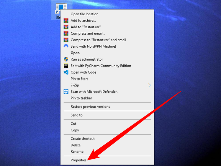 How to Create a Shutdown Icon in Windows 10