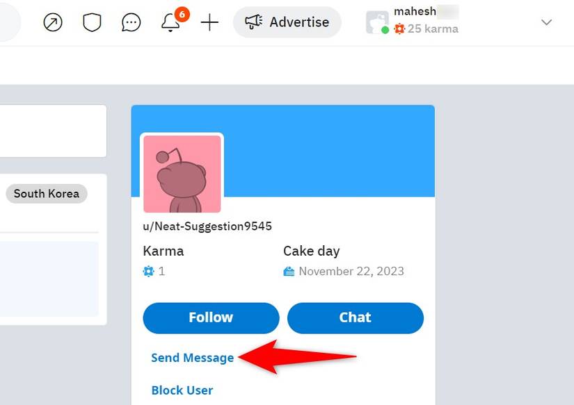 How to Send a Message via Chat or Messages on Reddit