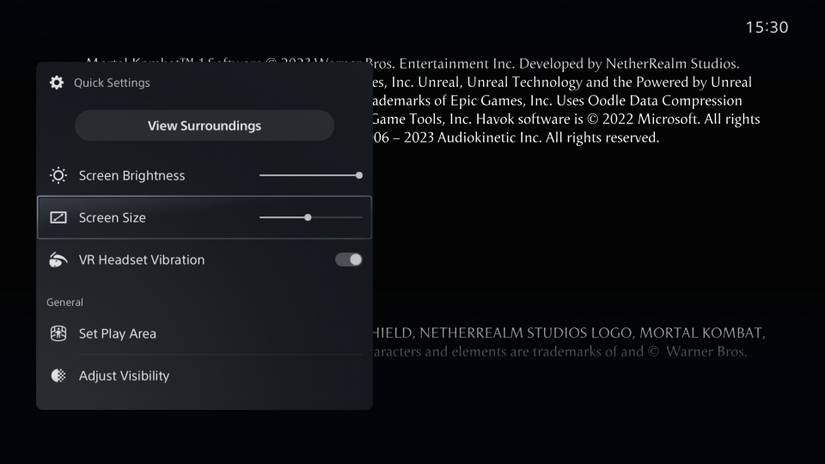 psvr2 graphics settings
