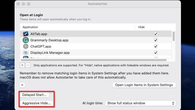 How to Make Login Items and Startup Apps Open Quietly in macOS