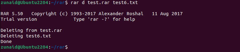 How to Create, Extract, and List RAR Files on Linux