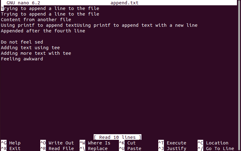 7 Ways to Append Text to a File on Linux