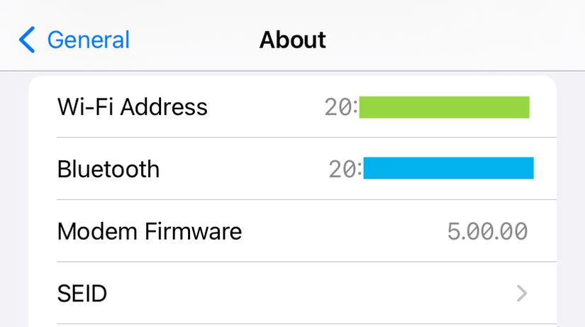 How to Find Your iPhone's MAC Address
