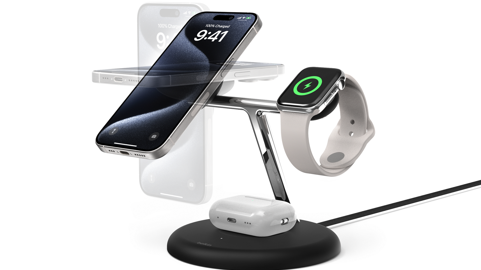 Belkin Gets Topsy-Turvey with Its New MagSafe 3-in-1 Charger
