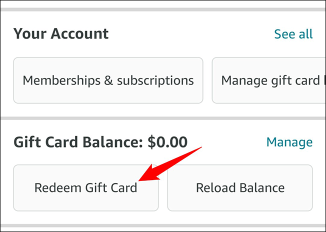 How to Redeem an Amazon Gift Card