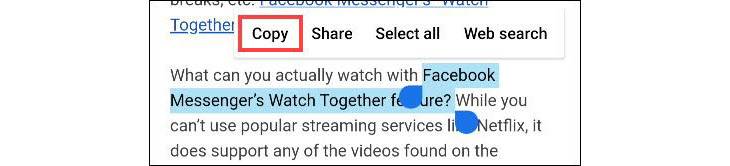 How to Copy and Paste Text, Links, and Photos on Android
