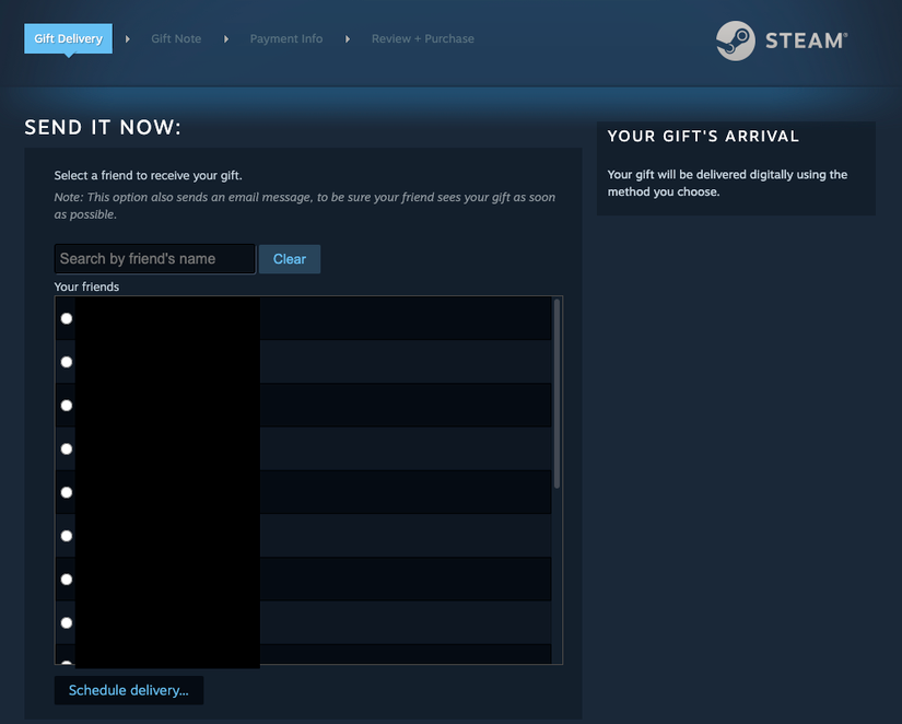 How to Buy Games for Your Friends on Steam