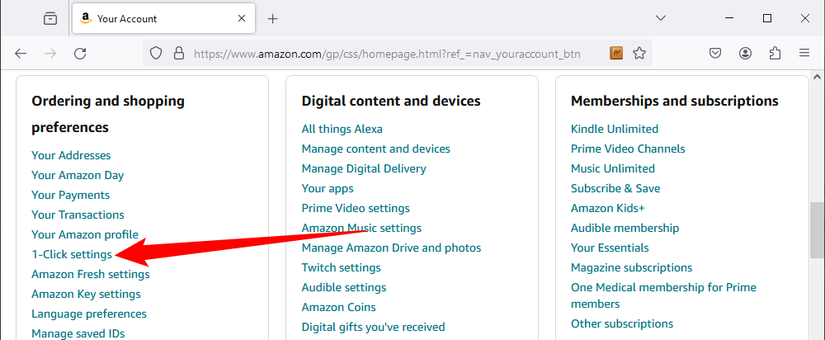 How to Turn off Amazon One-Click Ordering Everywhere