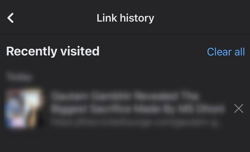 How to See a History of Links You’ve Visited on Facebook