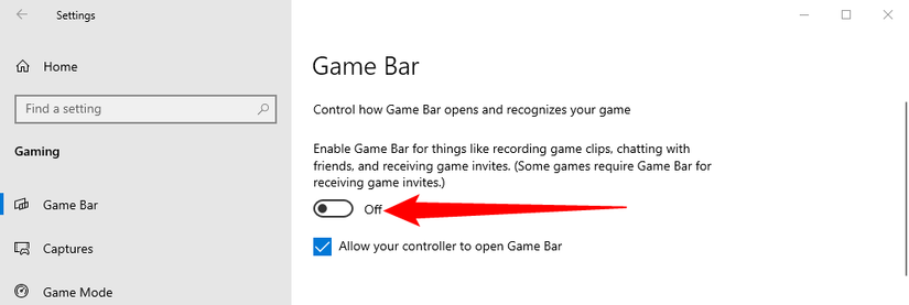 How to Disable (or Enable) Windows 10's Xbox Game Bar