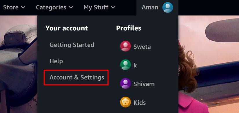 How to Delete Amazon Prime Watch History