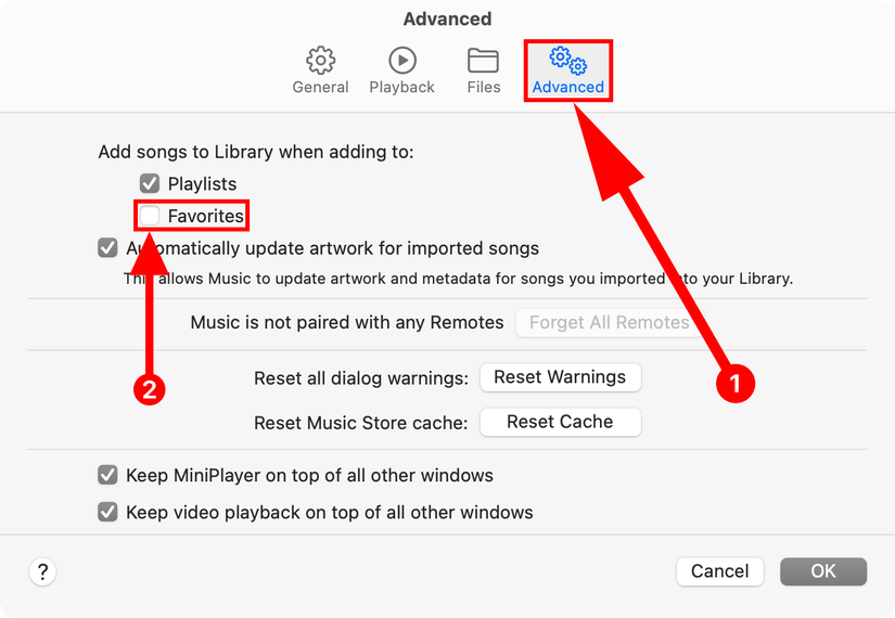 How To Favorite Artists, Songs, Albums, and Playlists in Music for Mac