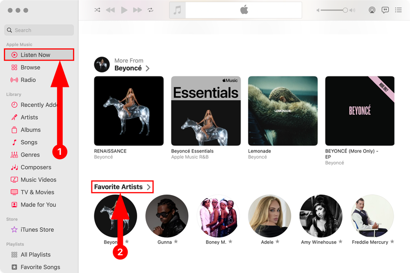 How To Favorite Artists, Songs, Albums, and Playlists in Music for Mac