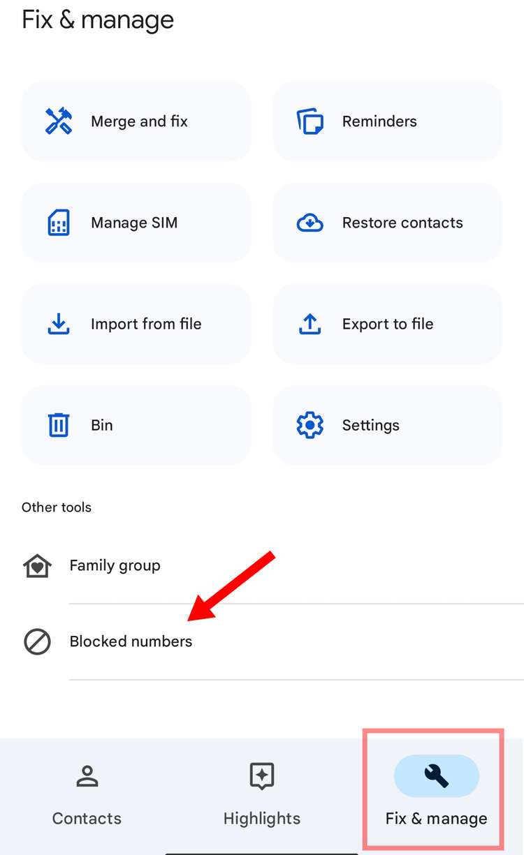 How to See Blocked Numbers on Android