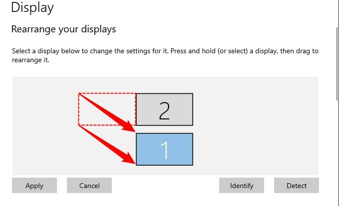 How to Rearrange Multiple Monitors on Windows 10