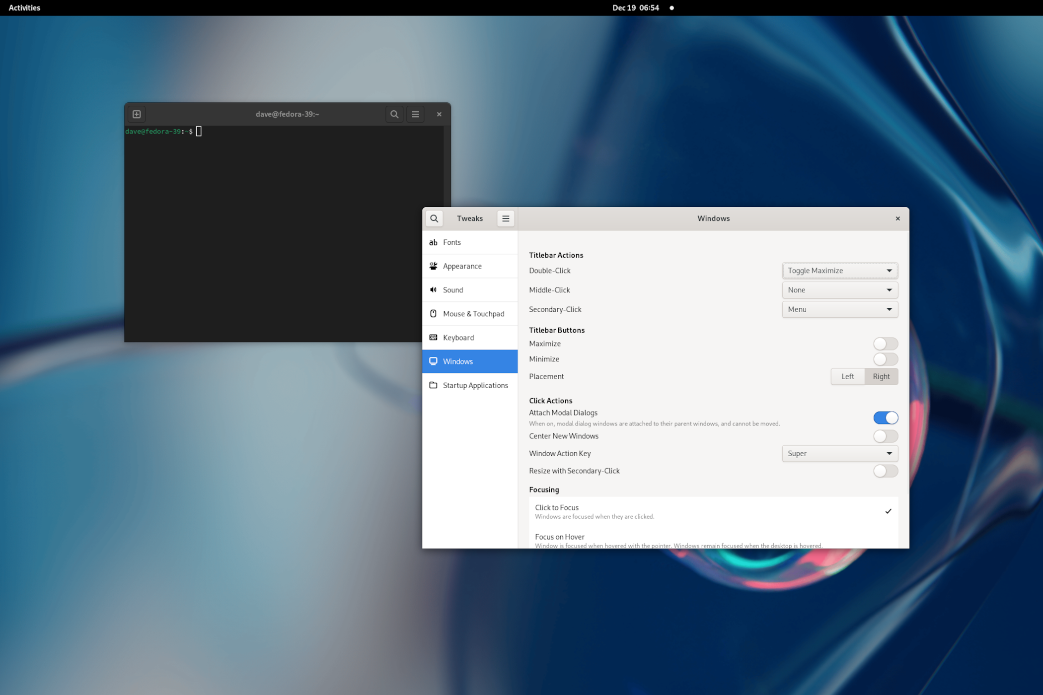 How to Restore the Minimize and Maximize Buttons in Fedora