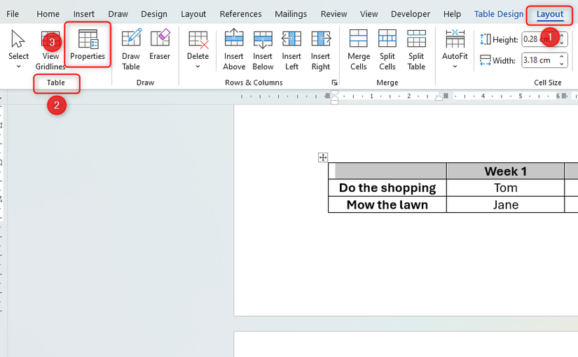 How to Organize Tables Across Pages in Word