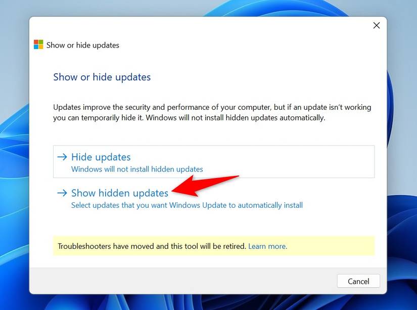 How to Hide (and Show) Updates on Windows 11 and 10