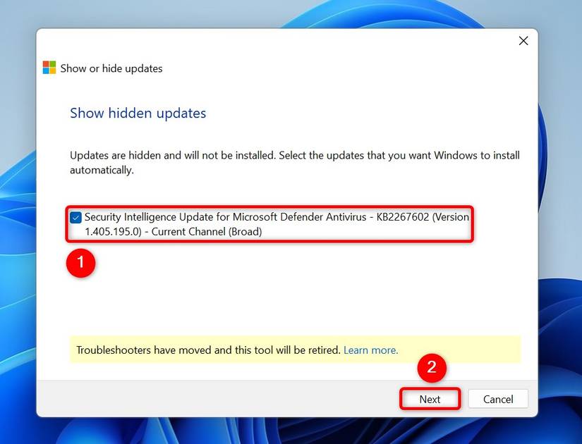 How to Hide (and Show) Updates on Windows 11 and 10
