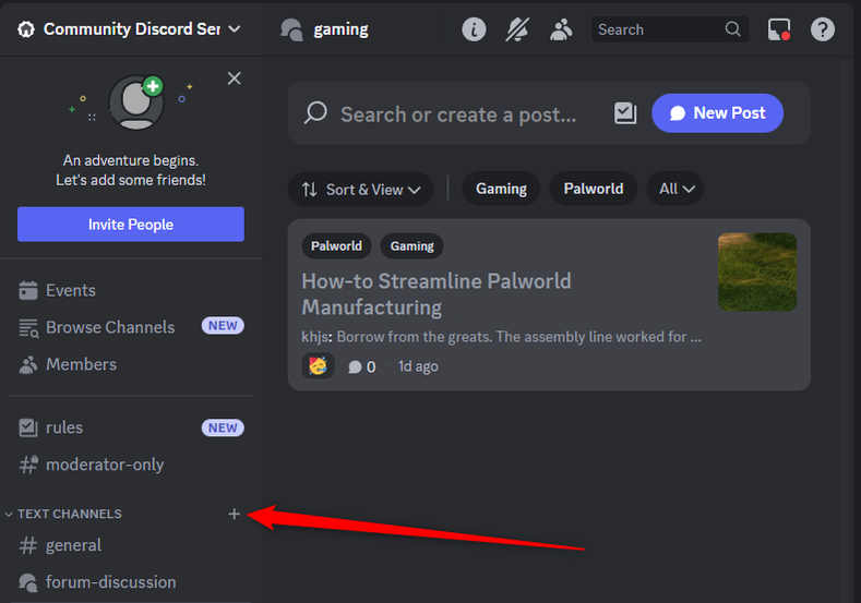 How to Create a Forum Channel on Discord