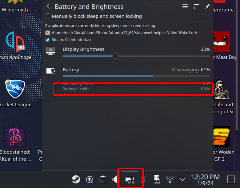 How to Check Battery Health and Levels on a Steam Deck