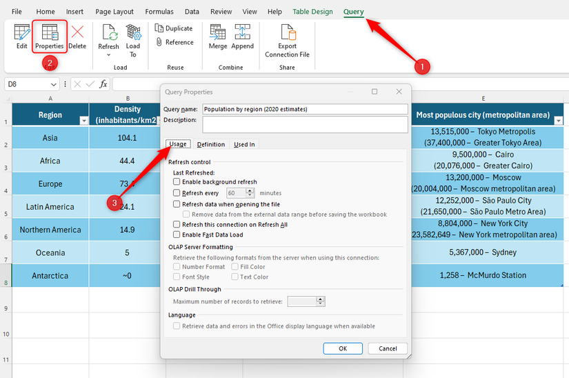 How to Import Tables From the Web to Excel 365