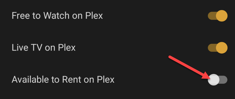 How to Remove Plex Movie Rentals from Search Results