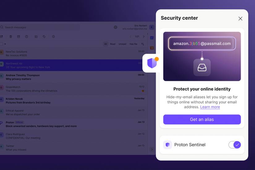 The Proton Mail App Can Now Generate Email Aliases