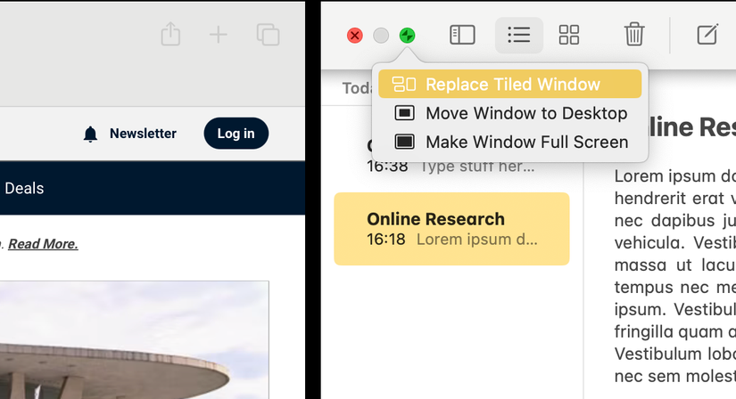 Use These Built-in Tools to Make Your Mac Windows More Organized