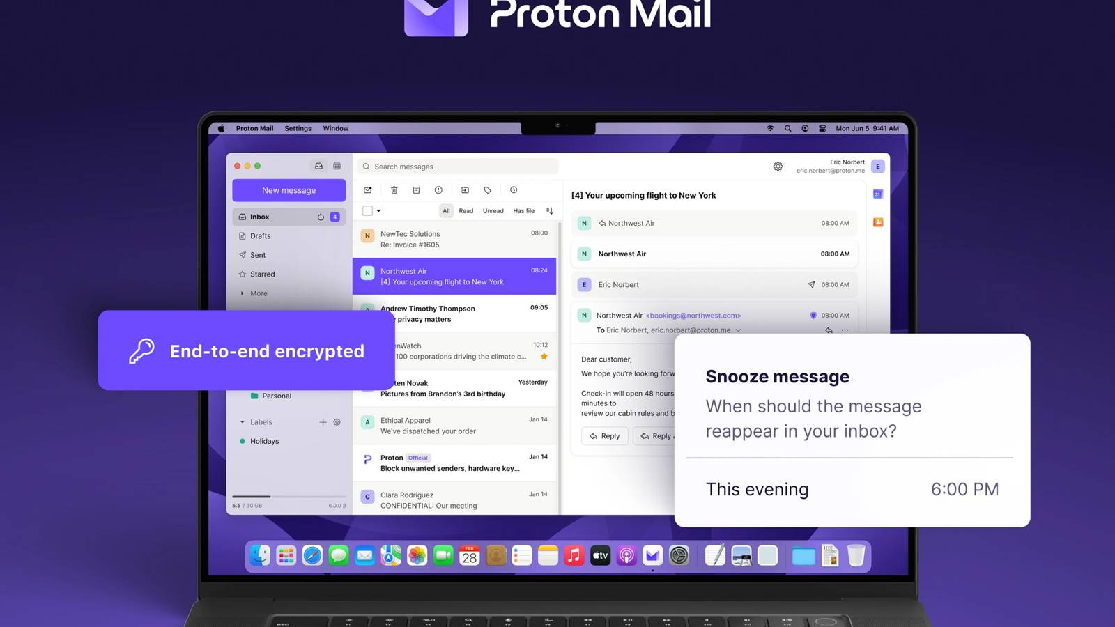 Proton Mail's Windows and Mac App is Now Available