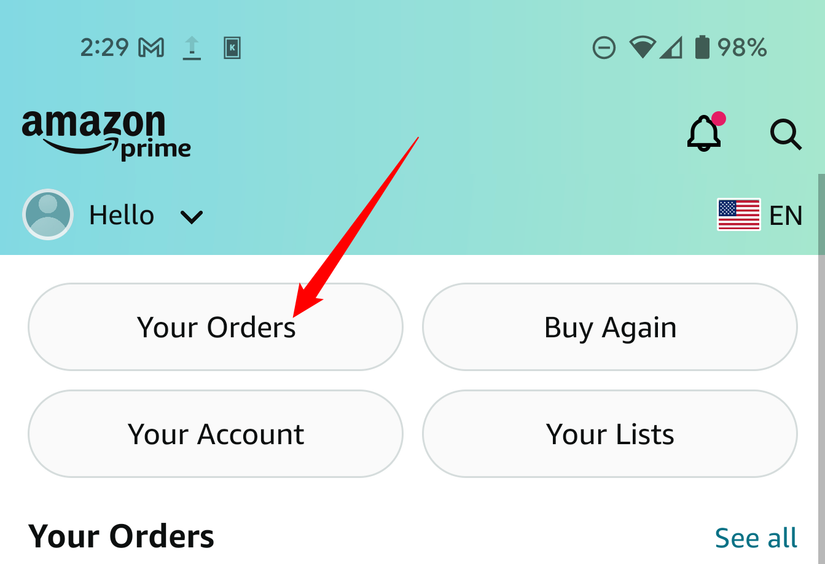 How to Search Your Amazon Order History