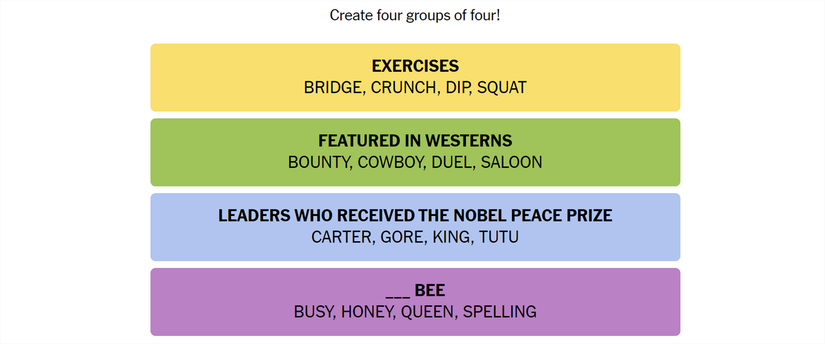 Today's NYT Connections Hints and Answer for April 29 (#323)