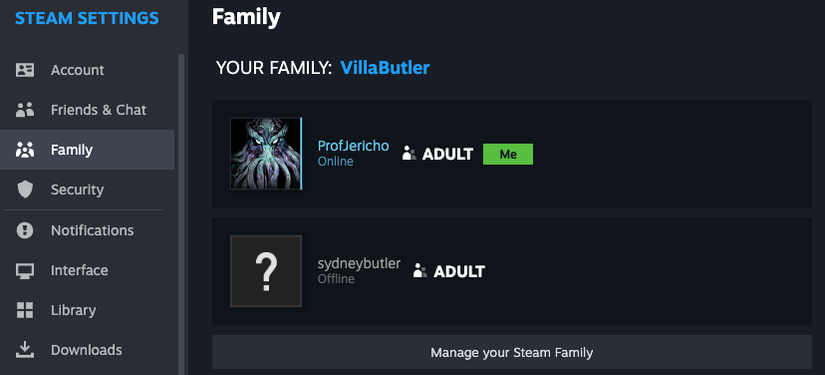How to Hide Games From Your Steam Family Sharing List