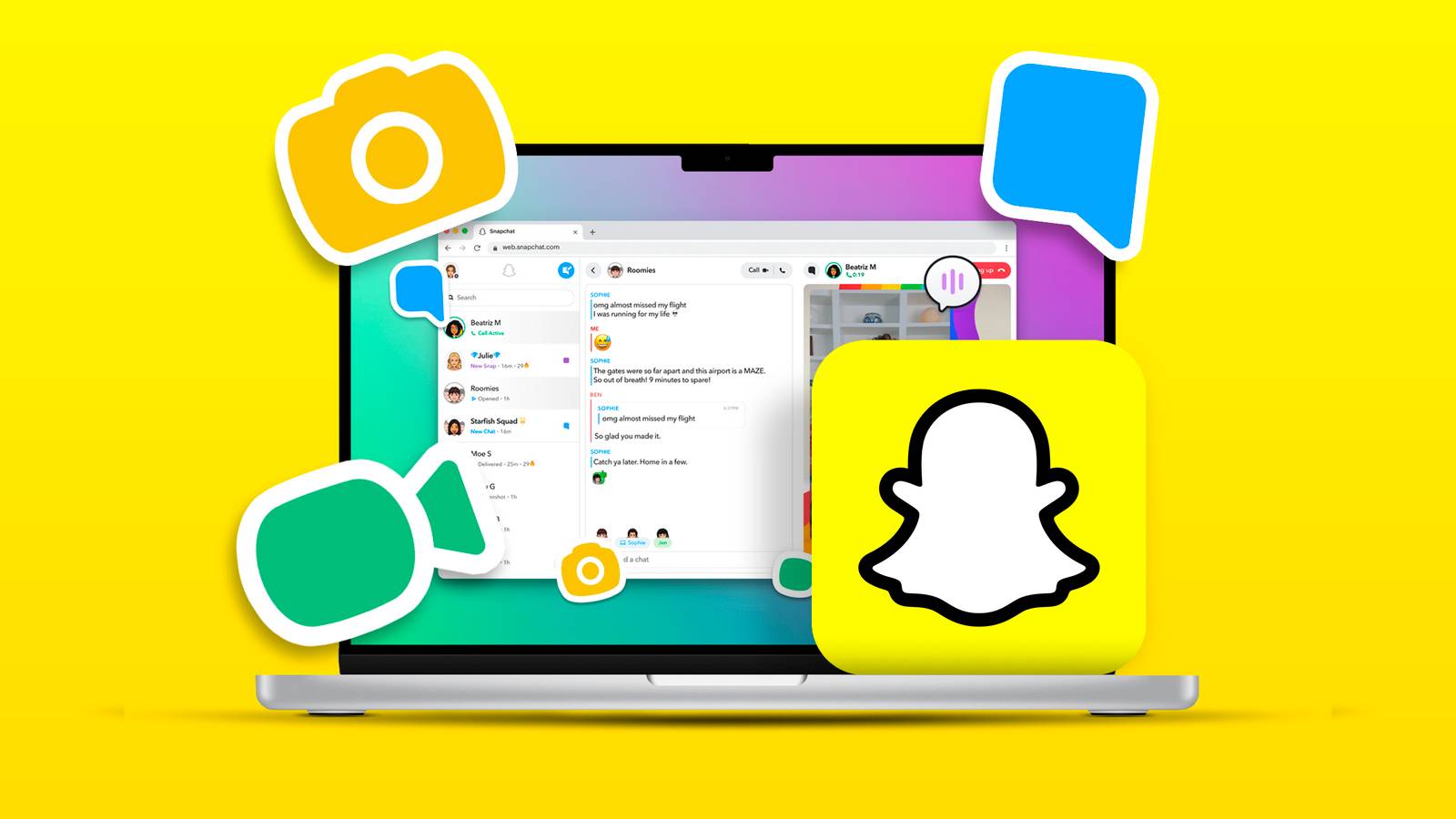 Using Snapchat on the Web Shines for Chatting and Keeping Your Streak