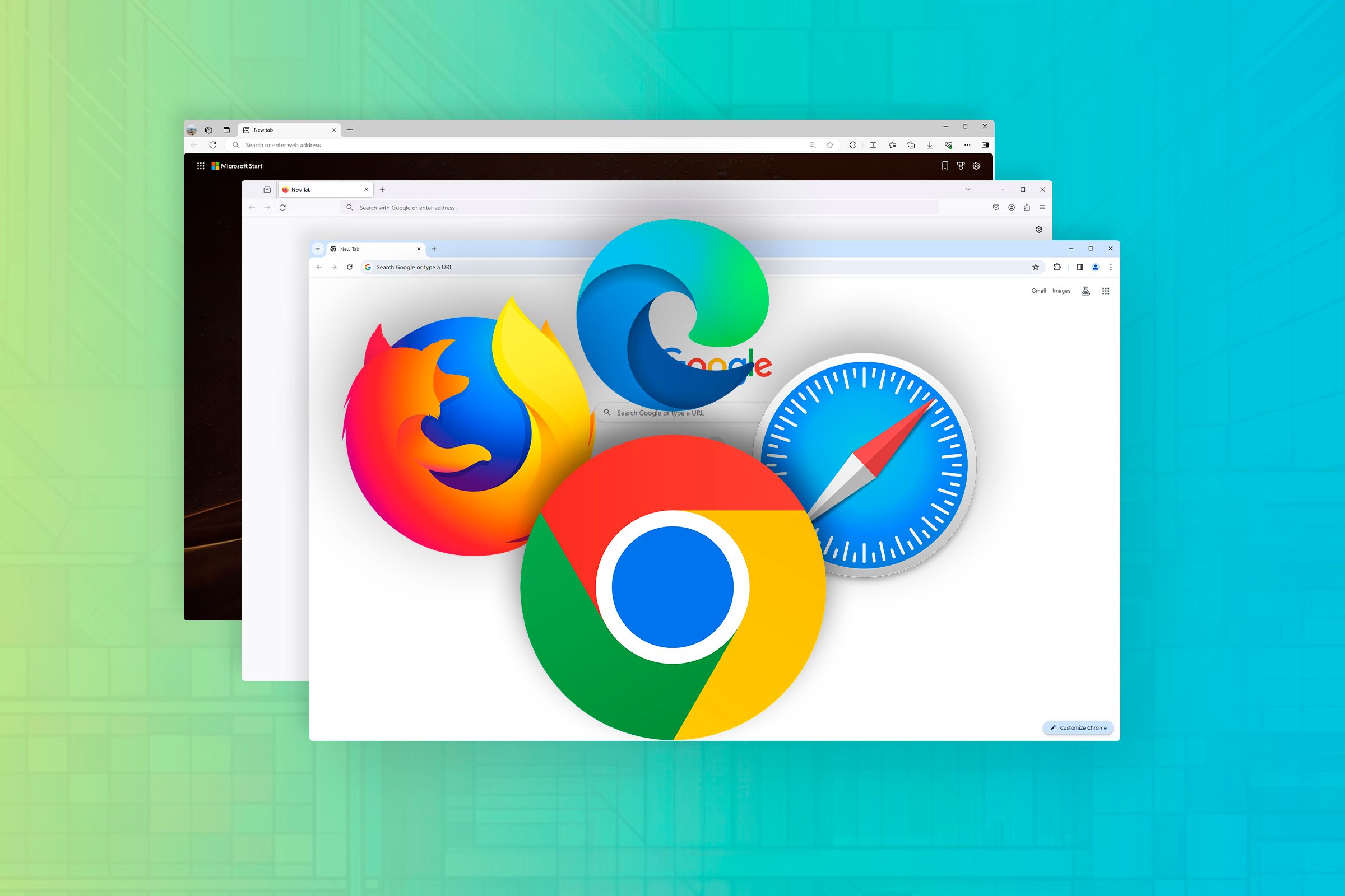 Firefox Chrome Safari