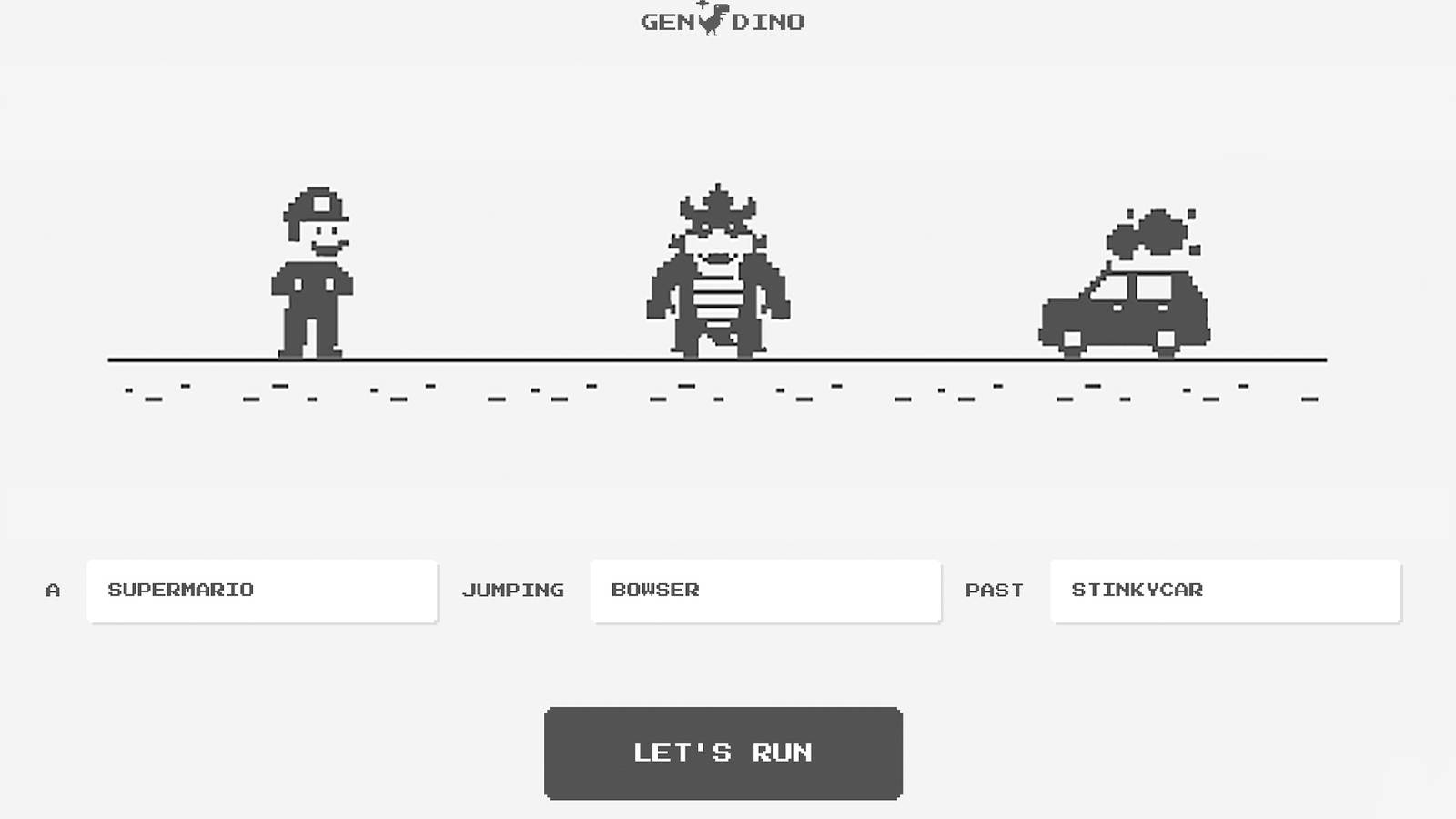 Create a Custom Chrome Dino Game With GenDino